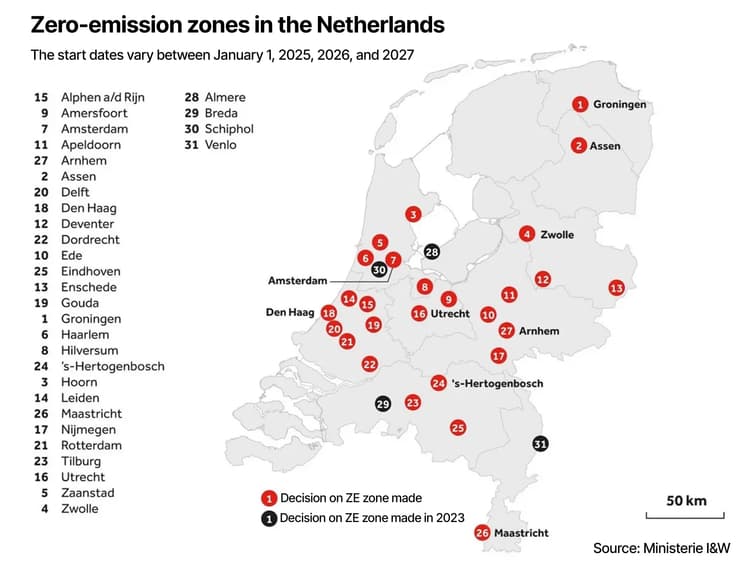 Zero-emission zones in the Netherlands | E-Flux